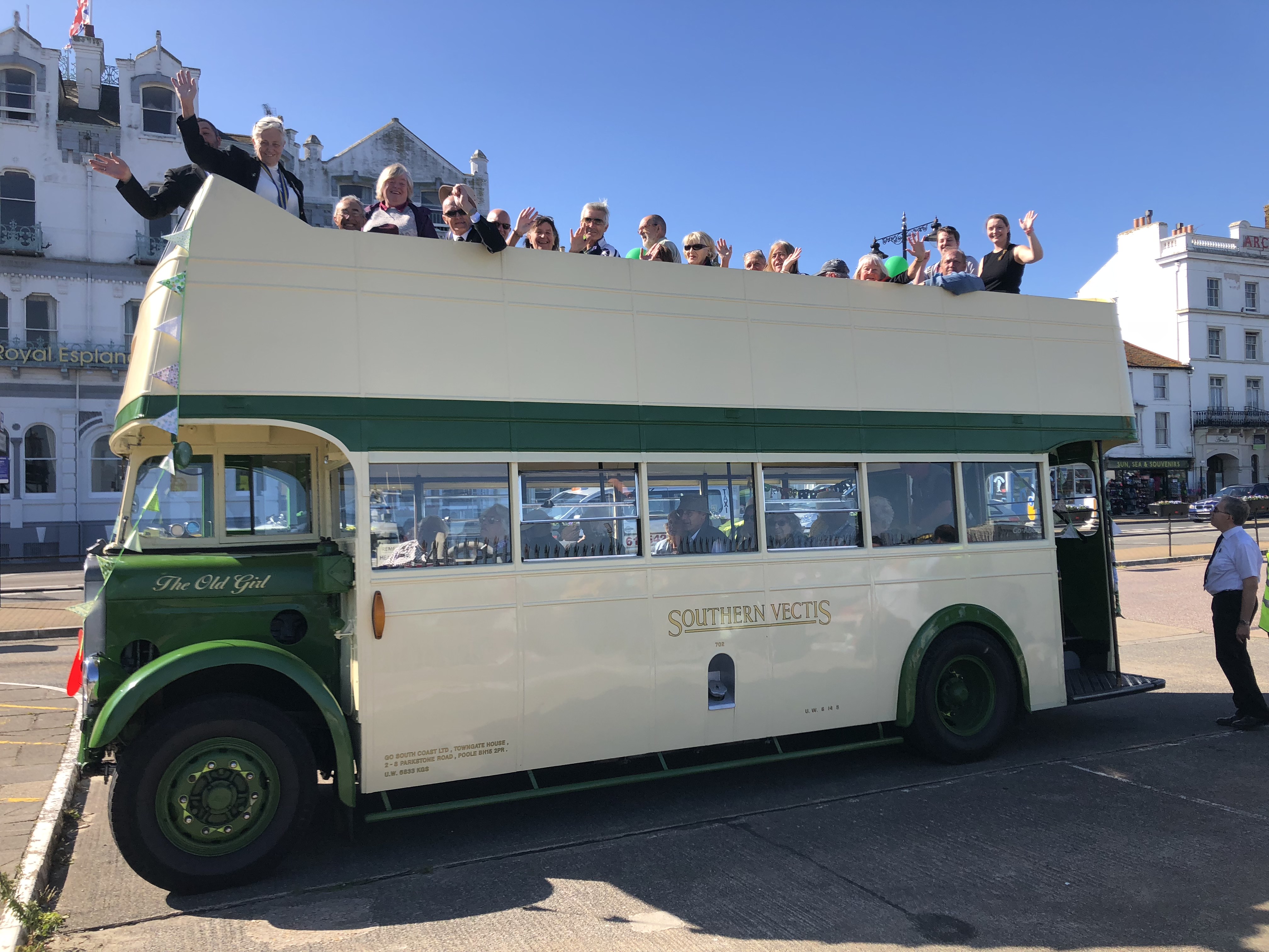 A birthday tea party for the Old Girl - Southern Vectis