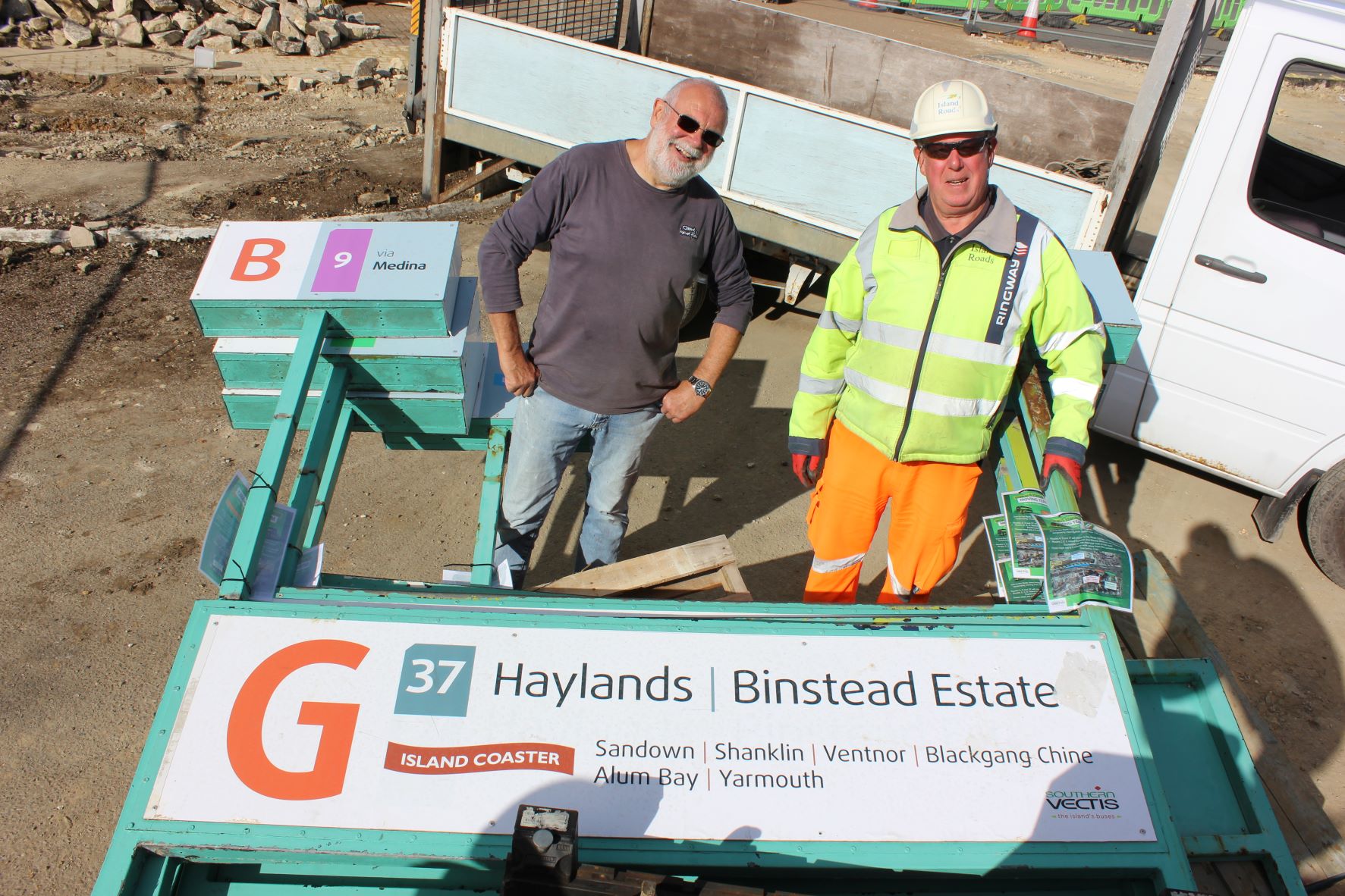 Ryde Bus Station Signs Donated to the Bus Museum - Southern Vectis