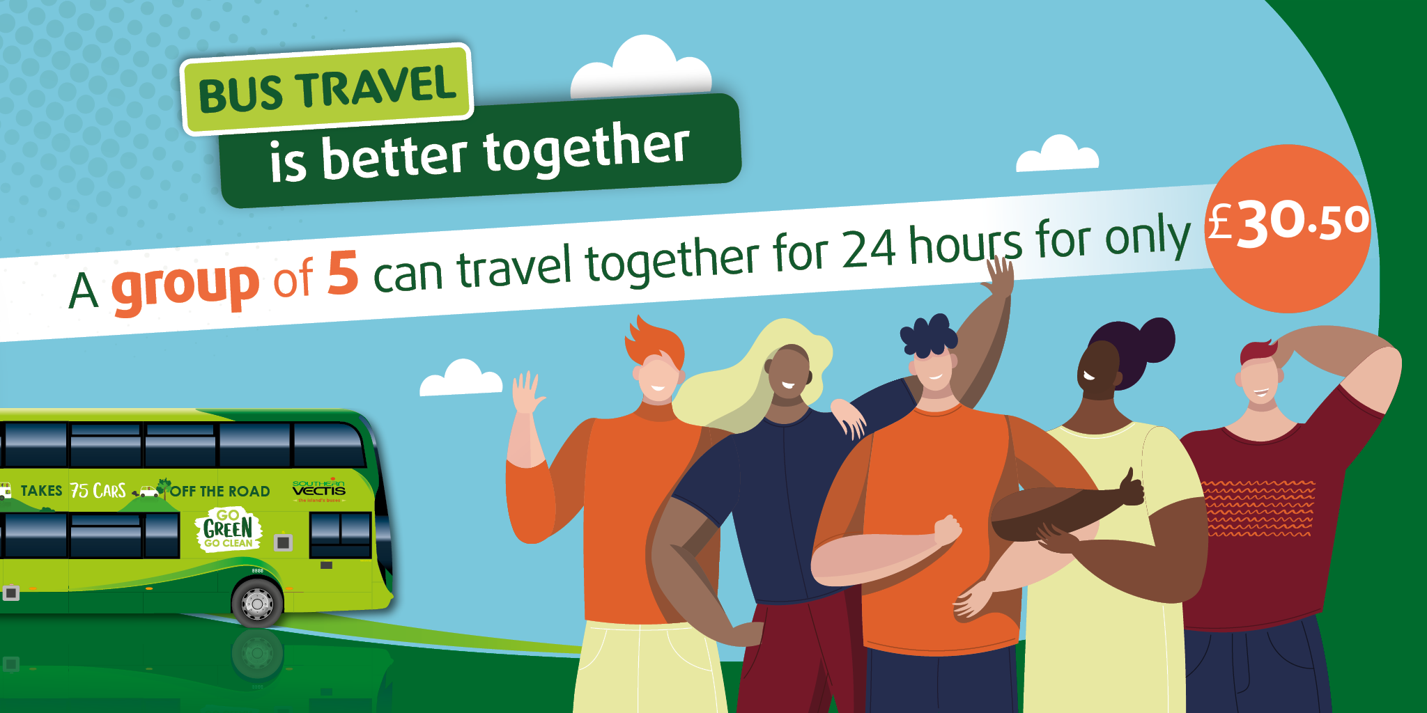 Bus Travel is Better Together - Southern Vectis